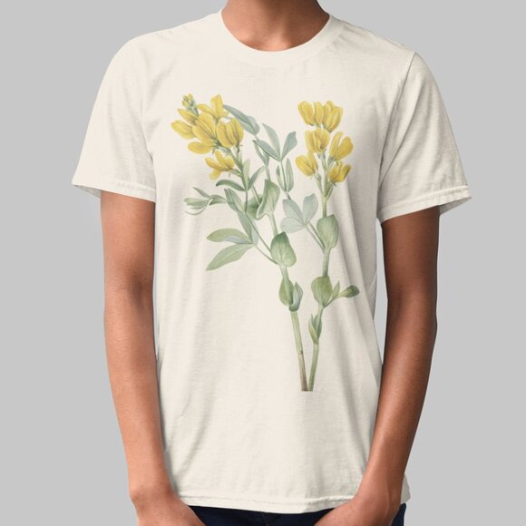 Outfit Bits | Tops | Prairie Thermopsis Vtg Floral Print Short Sleeve ...